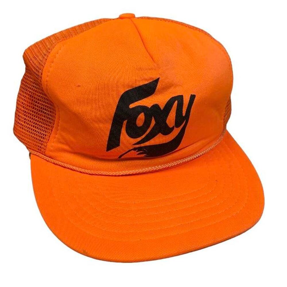 80s Foxy Orange Trucker Hat - Gem